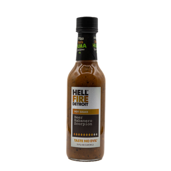 Hell Fire Hot Sauce Beer Habanero Scorpion