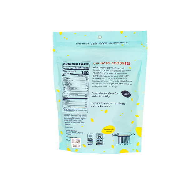 Cult Crackers Classic Seed - BESTIES Vegan Paradise